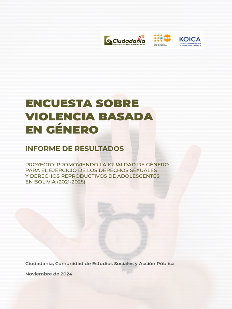 Informe Encuesta Prevalencia de Violencia VBG - Ciudadan%C3%ADa y UNFPA ...