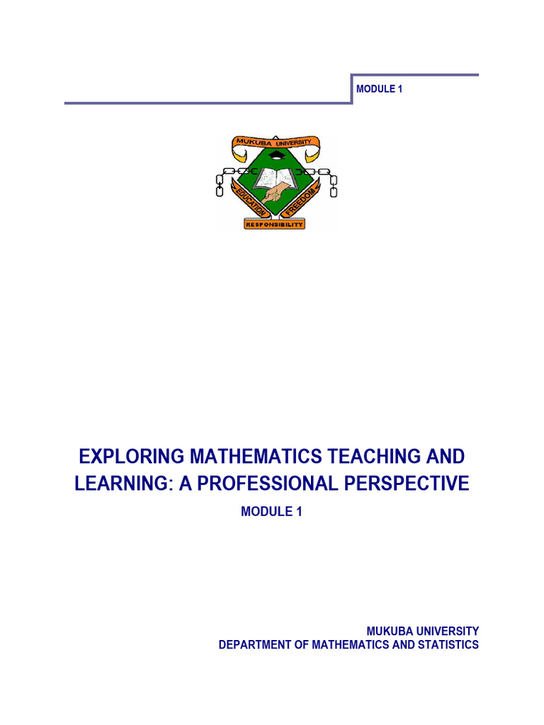 MED 431 MODULE 1 2018 | PDF | Methodology | Sampling (Statistics)