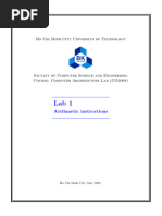 MARS MIPS Simulator Guide | PDF | Mips Instruction Set | Computer Program