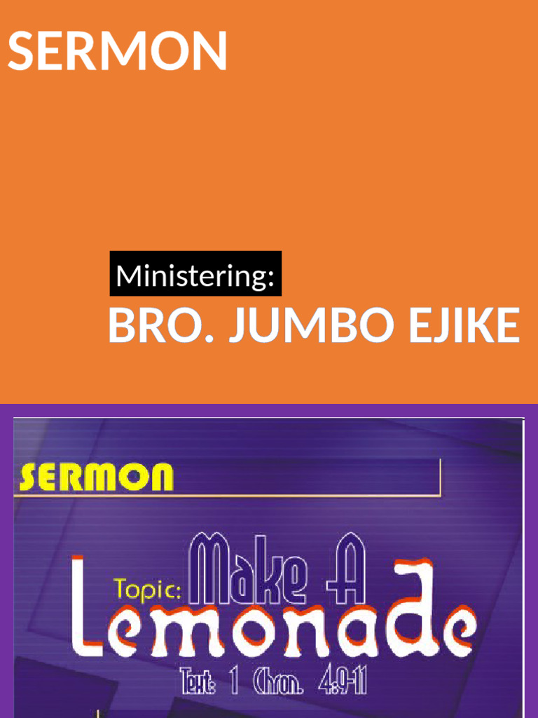 Make A Lemonade | PDF