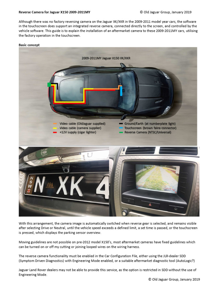 X150 - Reverse Camera Installation | PDF | Electrical Connector ...