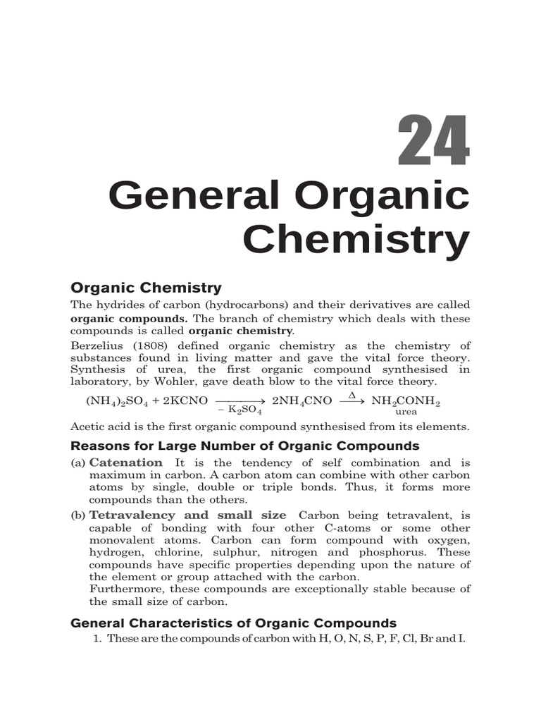 General Organic Chemistry | PDF | Isomer | Chemical Reactions