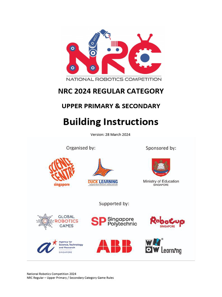 01b Building Instruction Upper Pri - Secondary | PDF