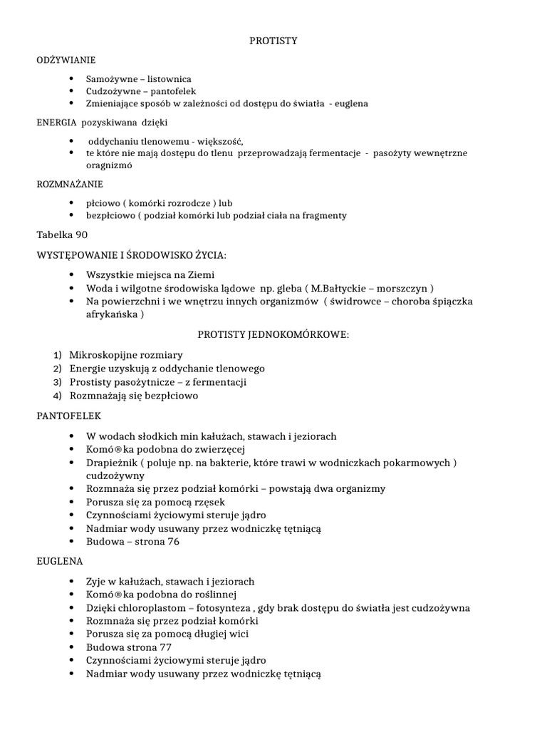 PROTISTY | PDF