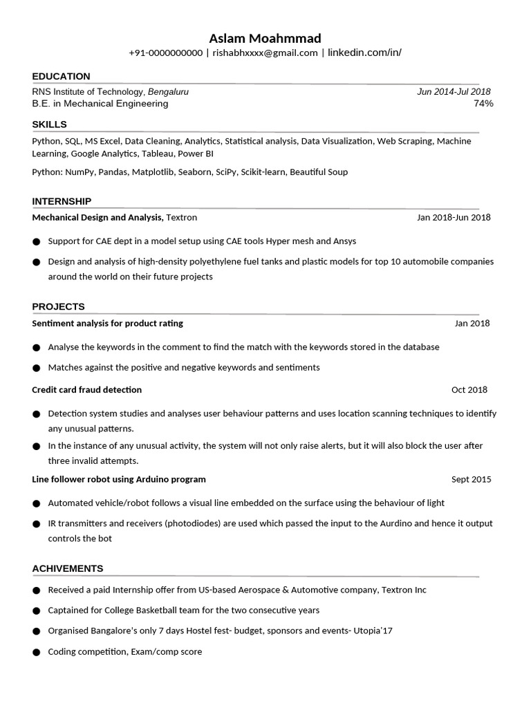 Aslam Resume 3 | PDF