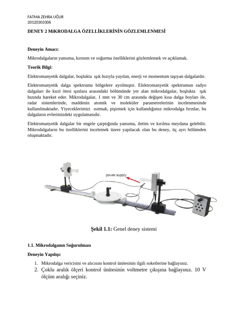 DENEY 2-MIKRODANGANıN OZELLIKLERI (1) | PDF