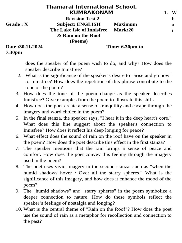 Model Exam 1 Test 2 | PDF