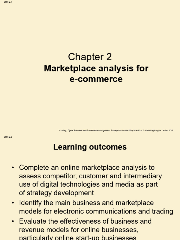 E-commerce Marketplace Analysis Guide | PDF | Marketing | E Commerce