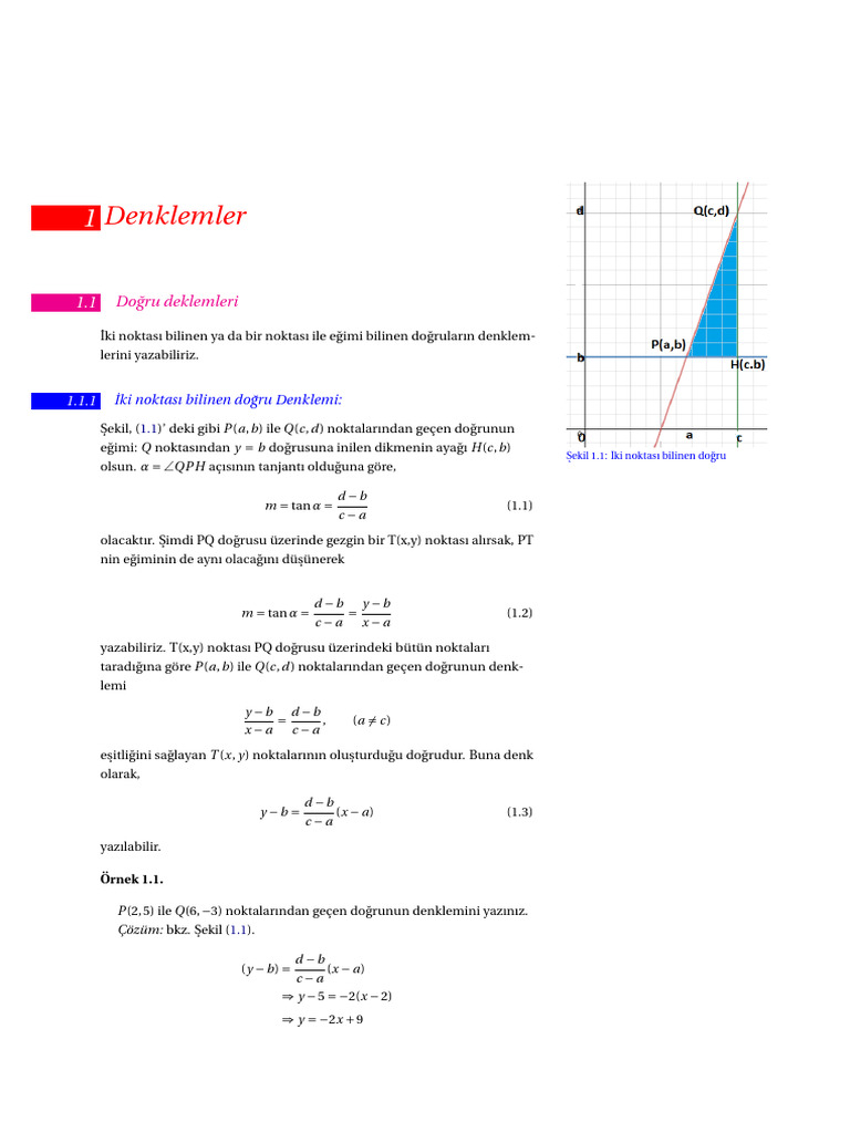 Denklemler | PDF