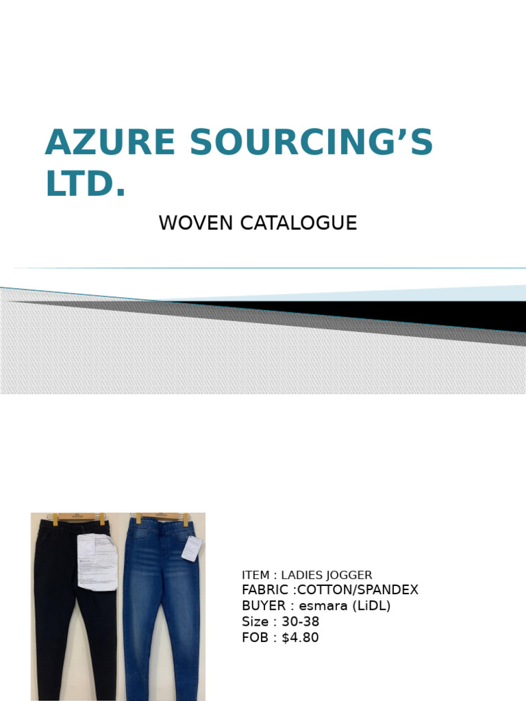 Azure Sourcing's LTD (Woven Catalogue) | PDF
