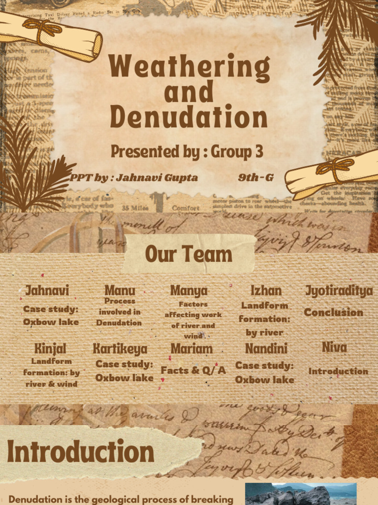 Understanding Denudation and Landforms | PDF | Erosion | River Delta