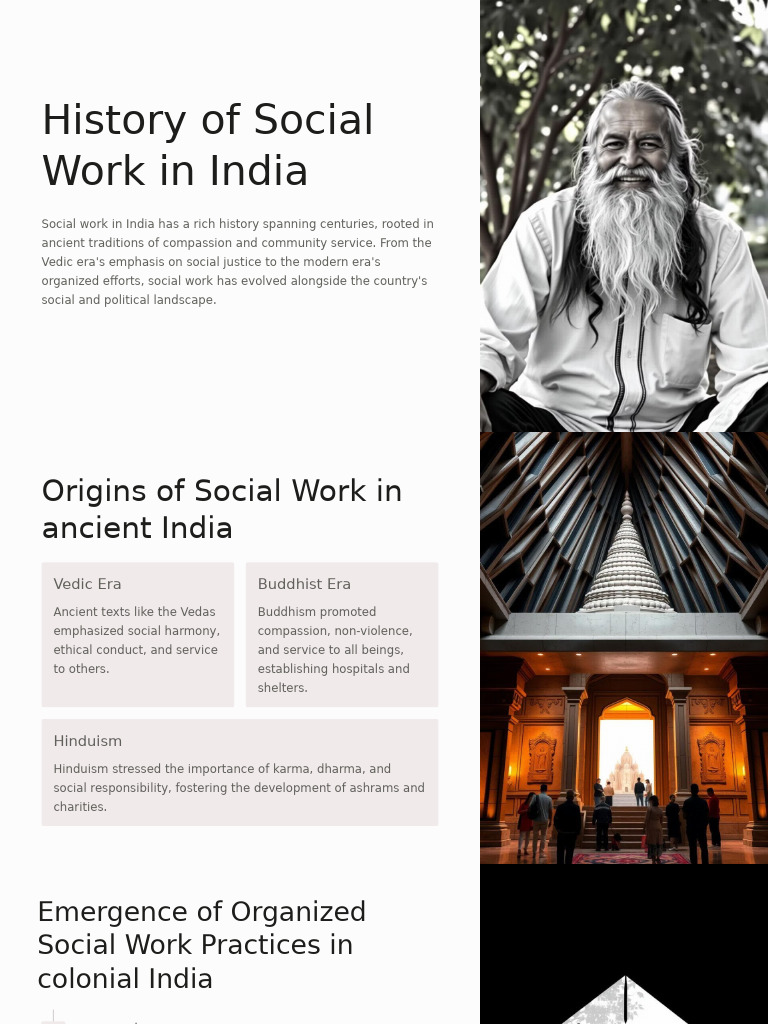 History of Social Work in India Copy | PDF | Social Work | Social Exclusion
