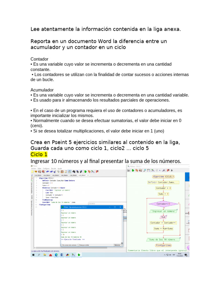 Lee atentamente la información contenida en la liga anexa | PDF