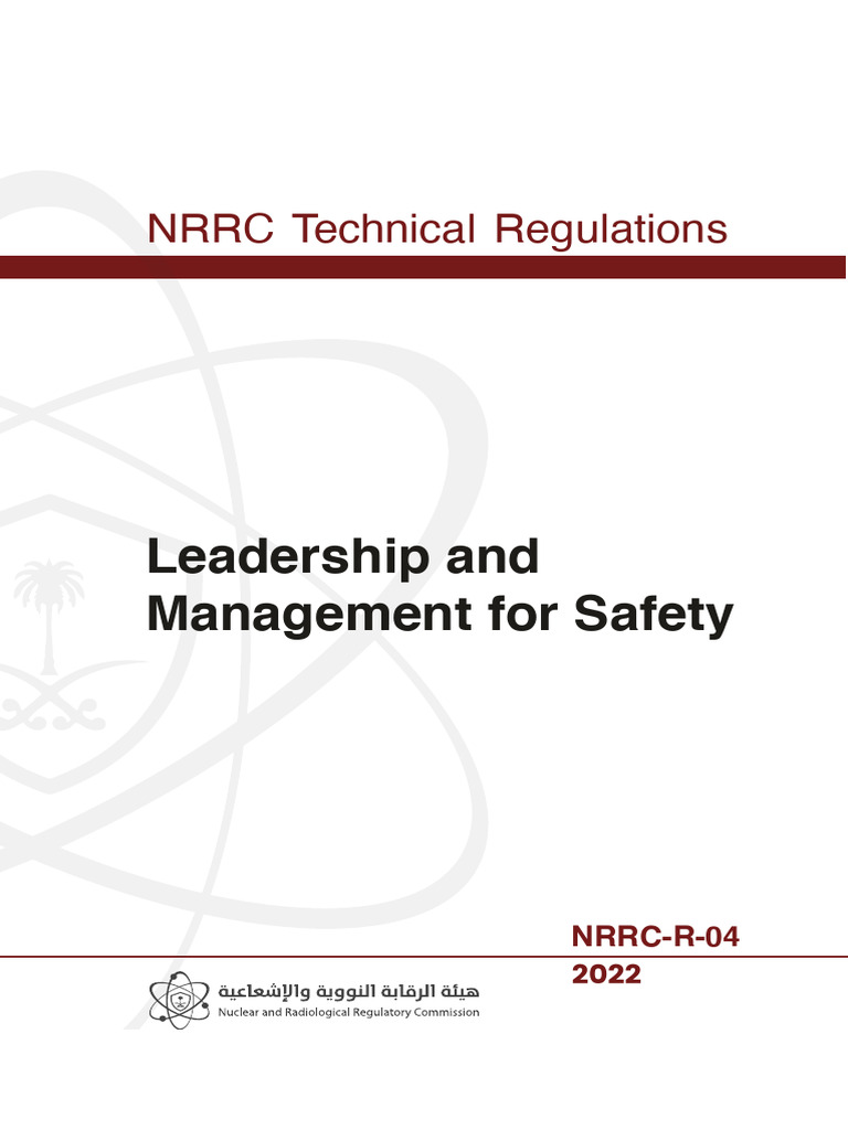 NRRC-R-04 Leadership and Management For Safety | PDF | System | Safety