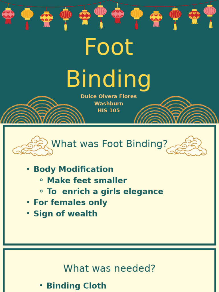 Foot Binding | PDF | Foot | Woman
