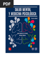 Salud Mental y Medicina Psicologica 3ed - Juan Ramon de La Fuente | PDF