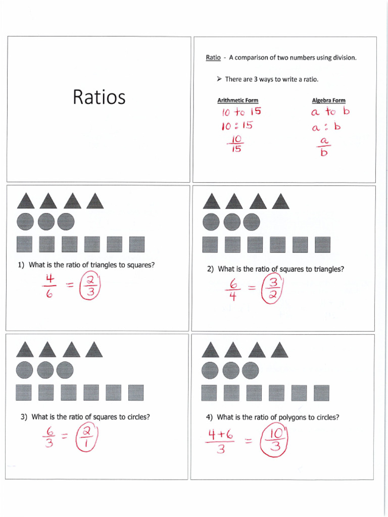 Understanding Ratios and Comparisons | PDF