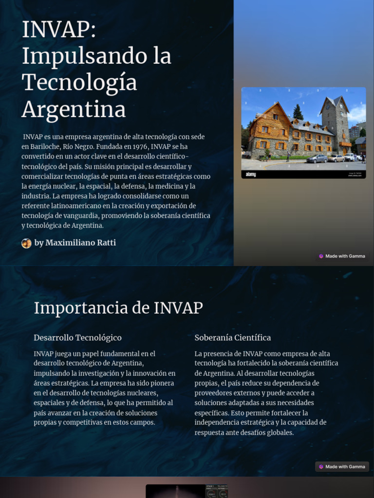 INVAP: Innovación y Soberanía Argentina | PDF | Investigación y ...