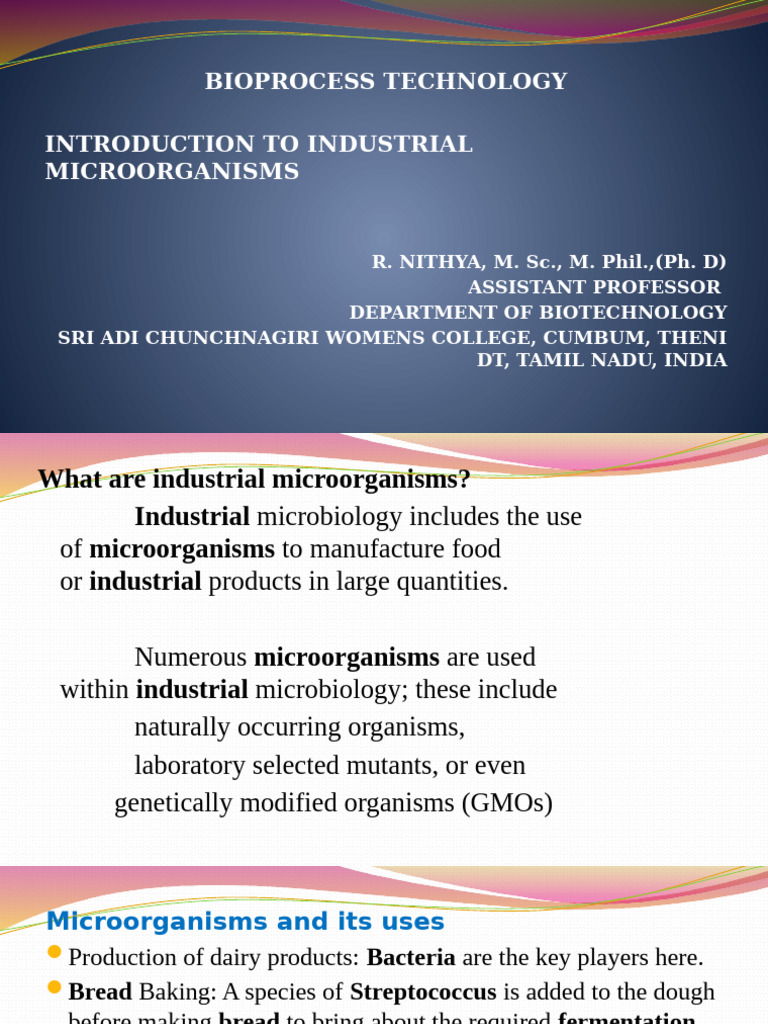 Isolation and Improvement of Industrially Important Microorganisms ...