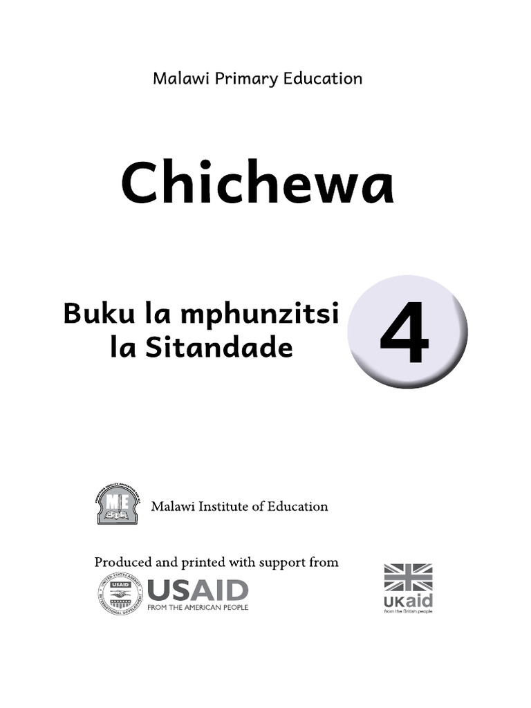 STD 4 Chichewa TG Final KRIS | PDF