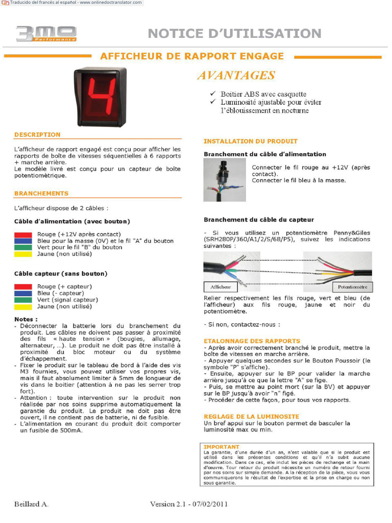 Afficheur_de_rapport_engag__casquette_-_3MO_Performance.fr.es | PDF