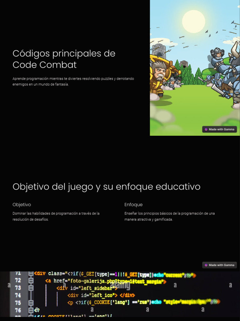 Codigos Principales de Code Combat | PDF