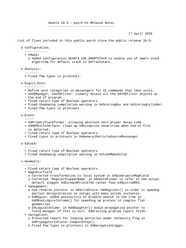 Patch4.10.5-1 | PDF | Boolean Data Type | Software Engineering