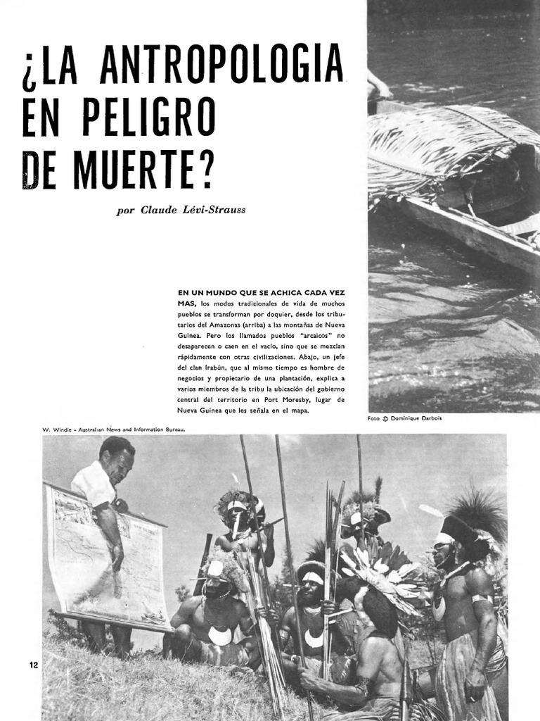 Artículo Antropologia en Riesgo de Muerte | PDF | Antropología | Science