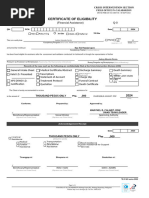 Dswd Akap Cert. of Eligibility Forms (1) | PDF