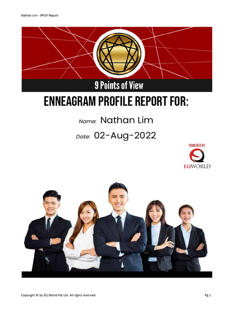 Nathan Lim's Enneagram Type 3 Profile | PDF | Thought | Personality Type