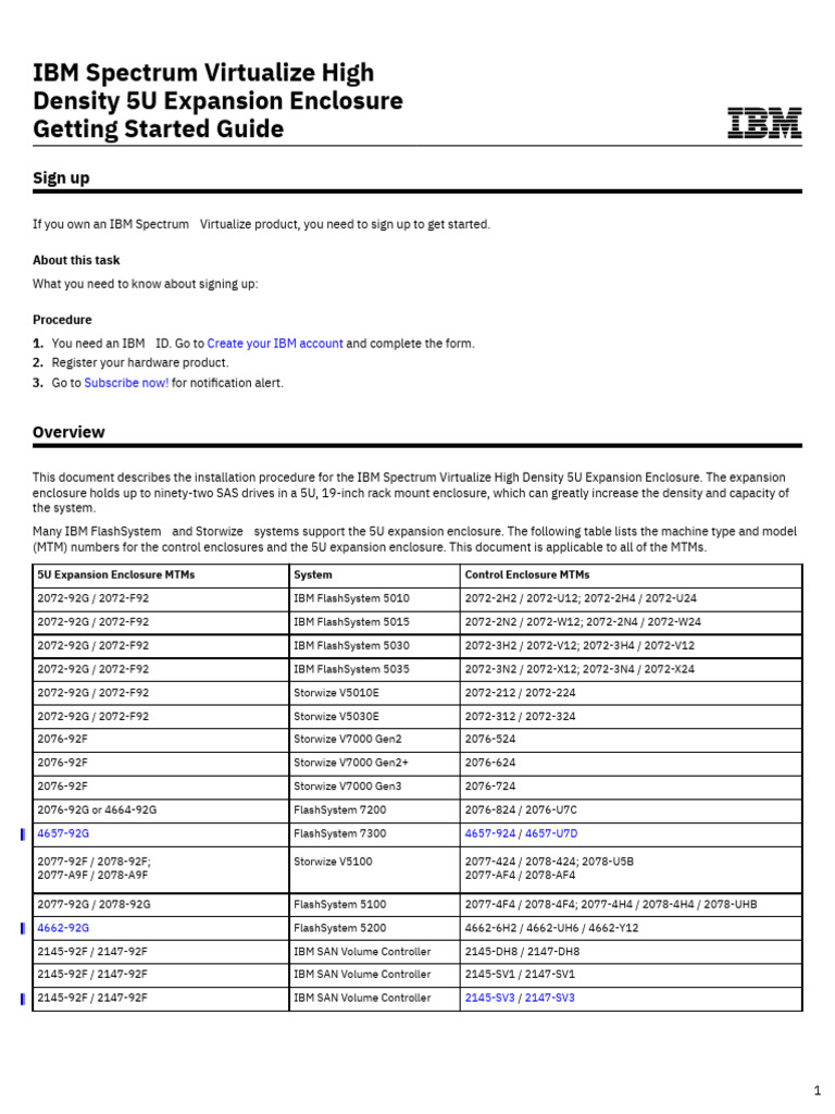 Ibm Spectrum Virtuzlize High Density 5u Expansion Enclosure | PDF | Manufactured Goods