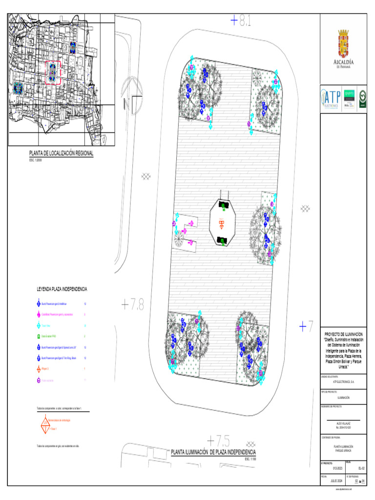 Propuesta Iluminación PCPU ATP 2024-2 | PDF