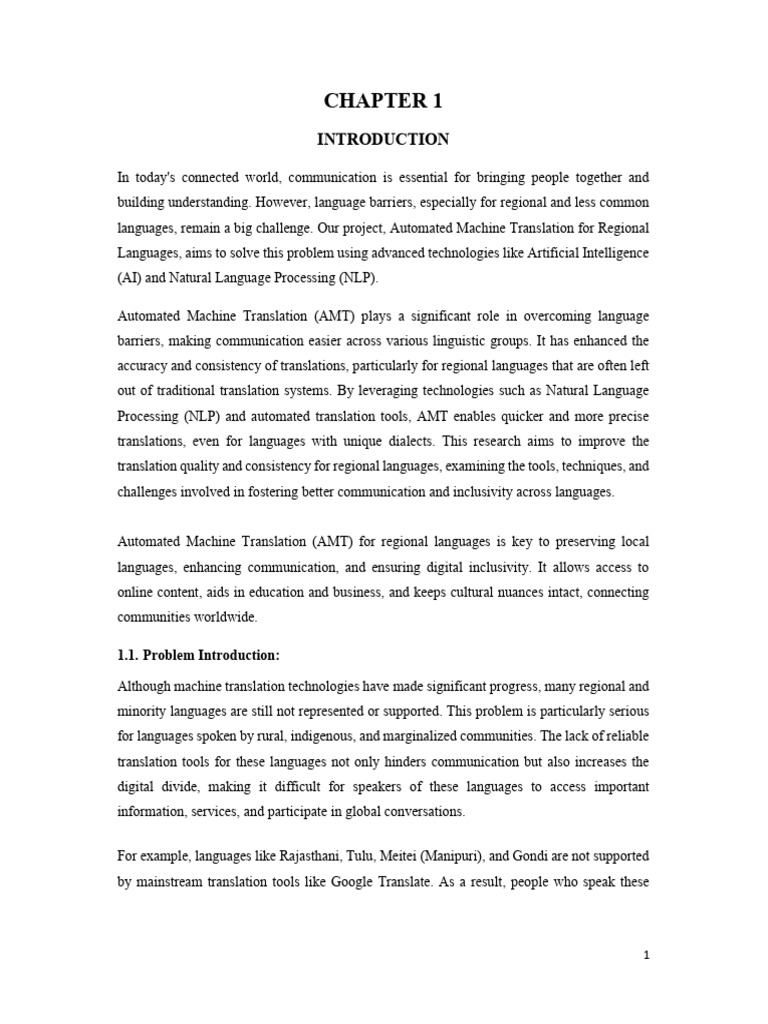 Project Report | PDF | Translations | Artificial Intelligence