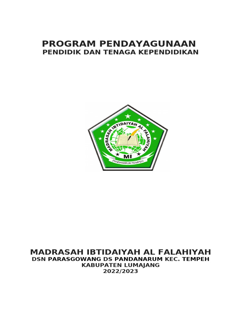 Program Pendayagunaan Tendik | PDF