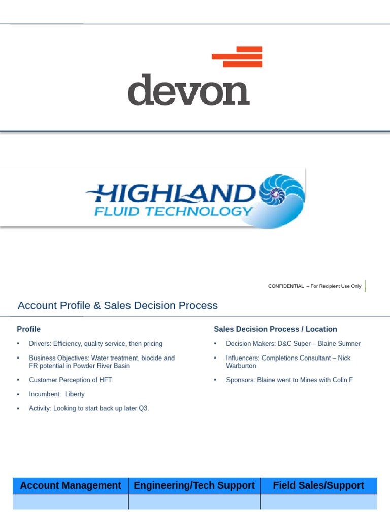 Account Profile Devon | PDF