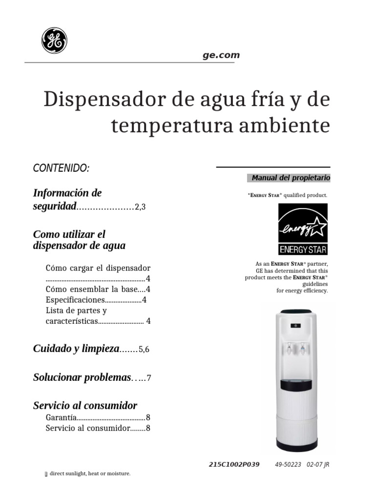 Manual | PDF | Enchufes y tomas de corriente alterna | Agua