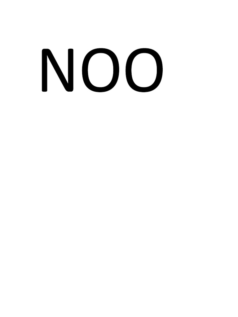 Noo | PDF
