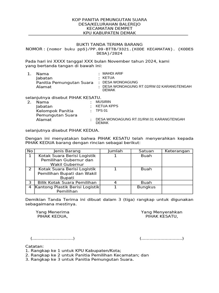 BTTB PPS KE KPPS | PDF