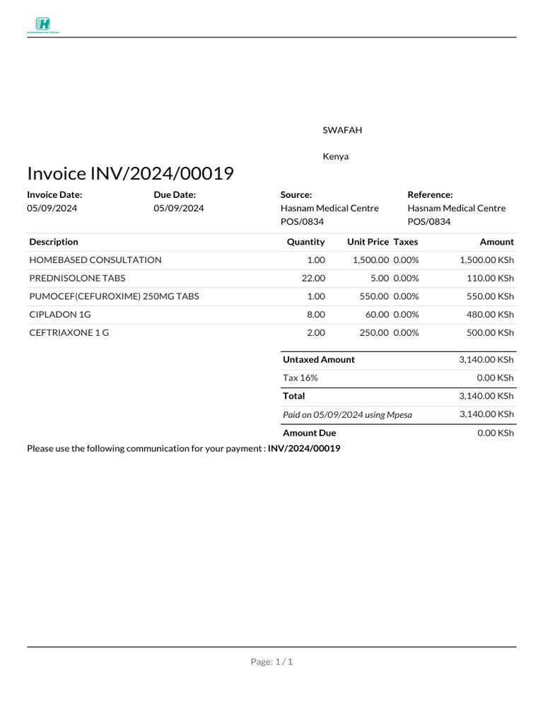 Inv 2024 00019 | PDF