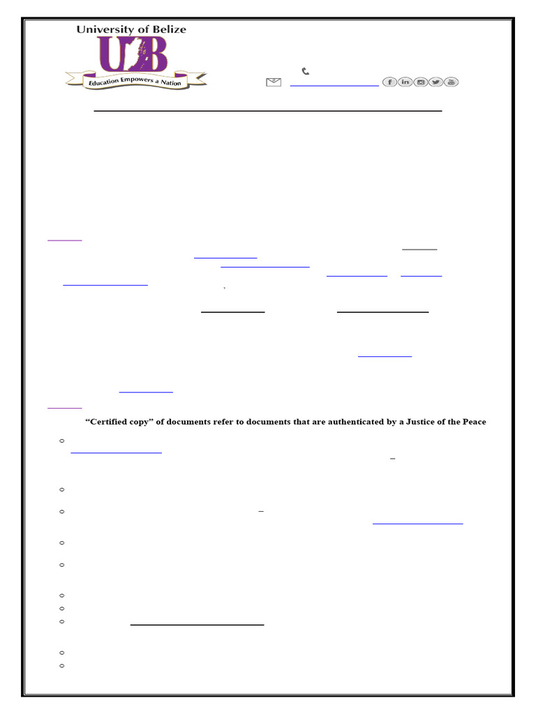 Ub Application Form 2024 | PDF | University And College Admission
