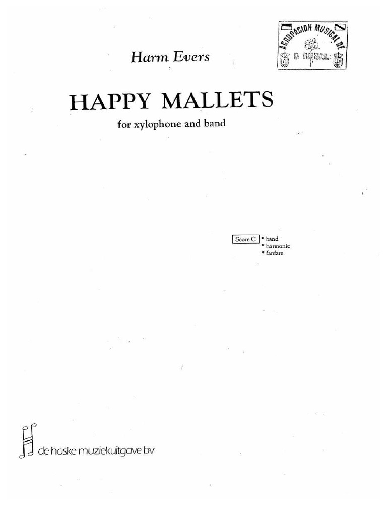 Happy Mallets. Concierto Para Xilófono y Banda | PDF