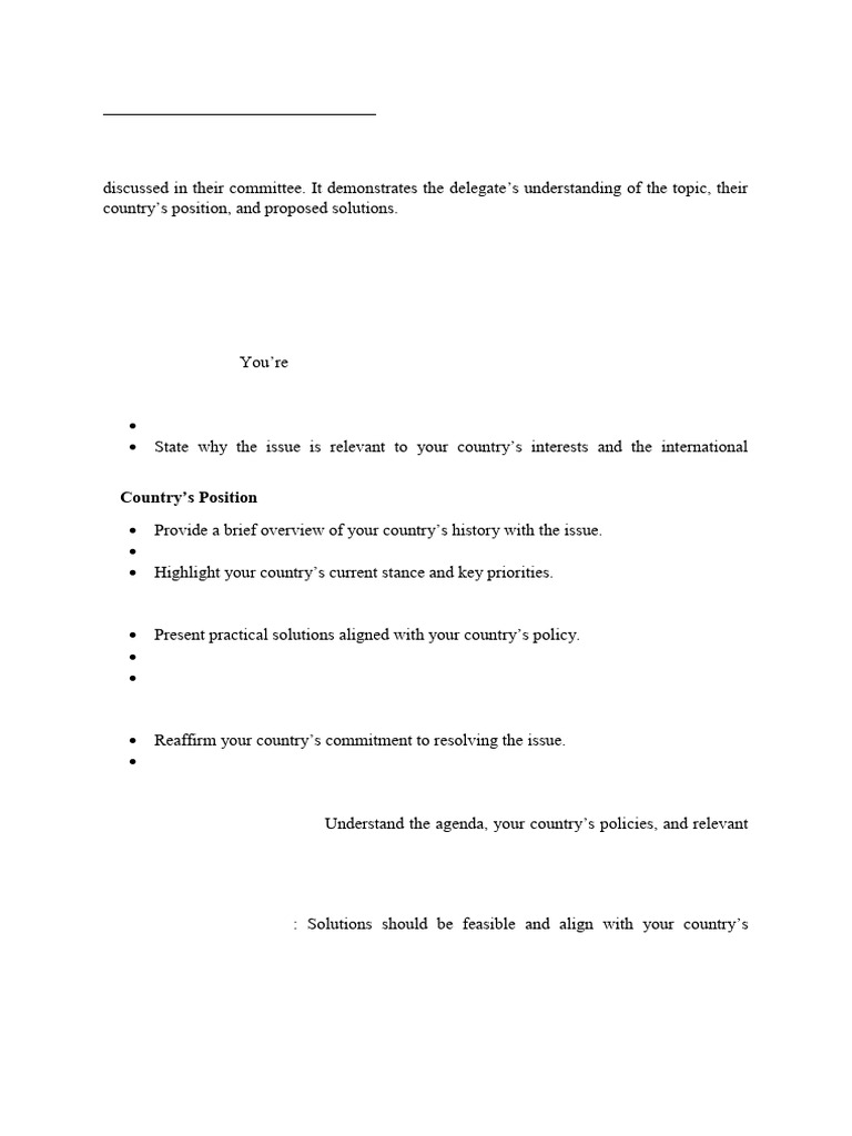 Position Paper Guide - TEDIS2025 | PDF