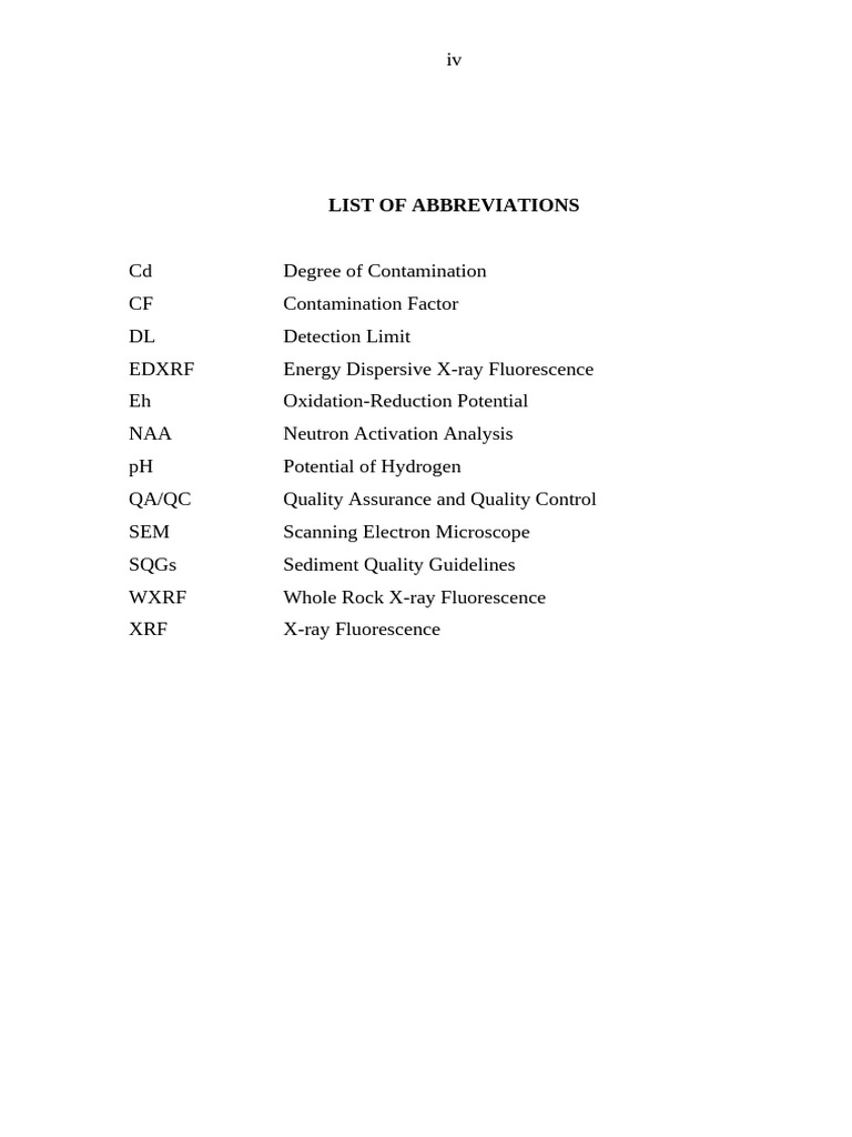 List of Abbreviations (V) | PDF