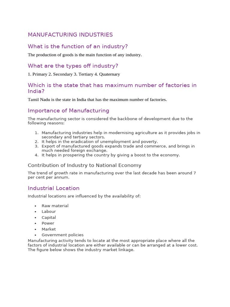 manufacturing industries | PDF | Fertilizer | Pollution