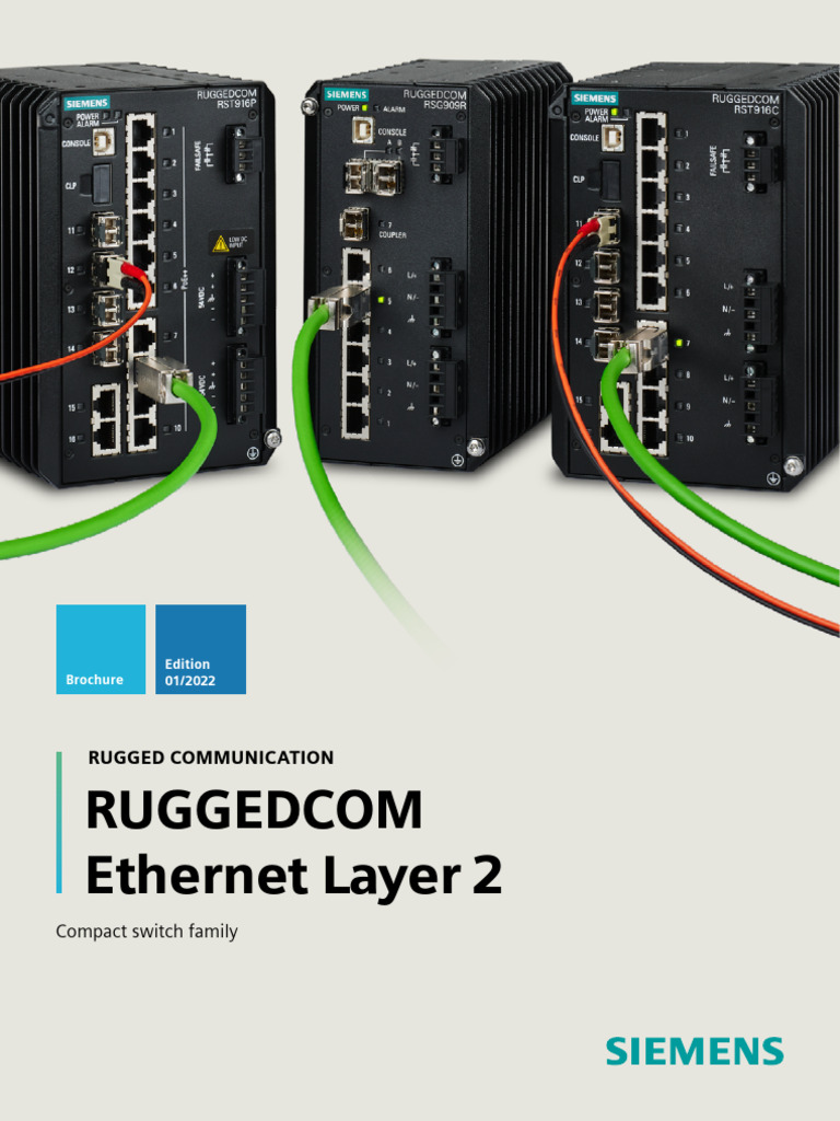 SIE_compactlayer_2_ethernet_switches | PDF | Ethernet | Network Switch