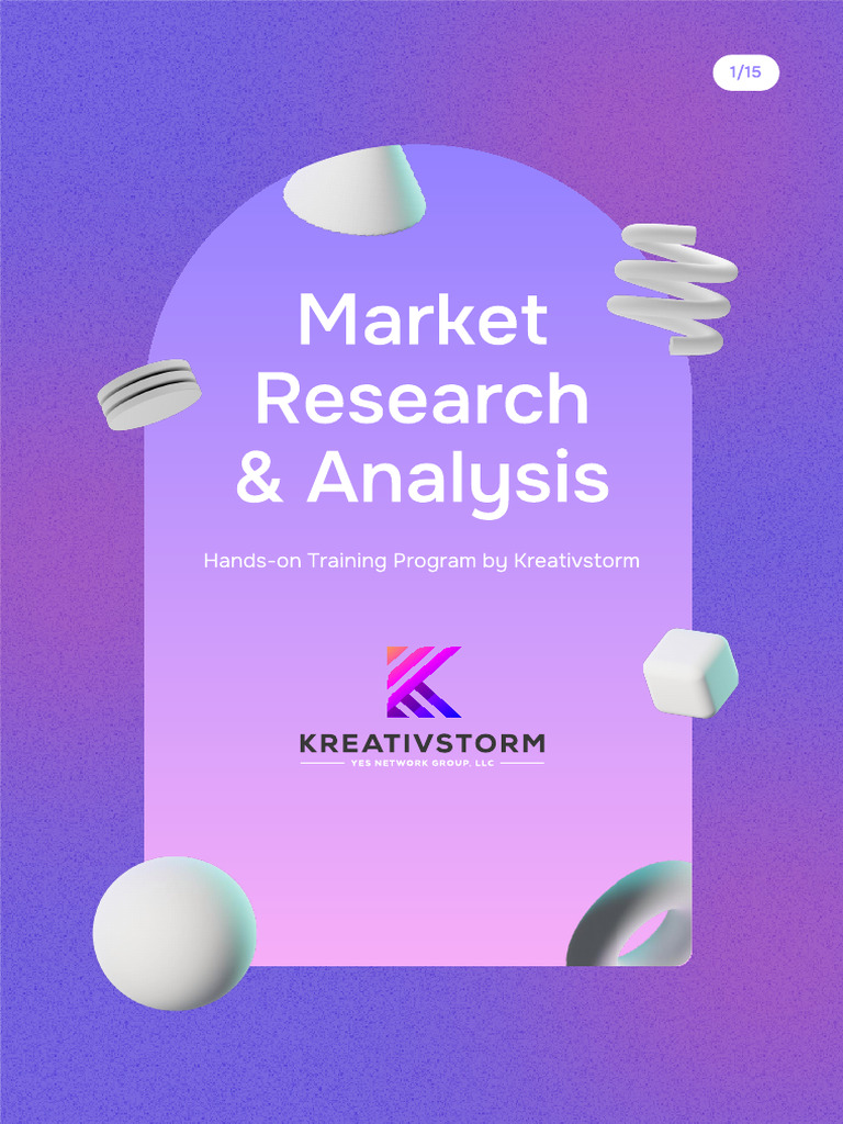 Market Research & Analysis Hands-On Training Program | PDF | Marketing ...