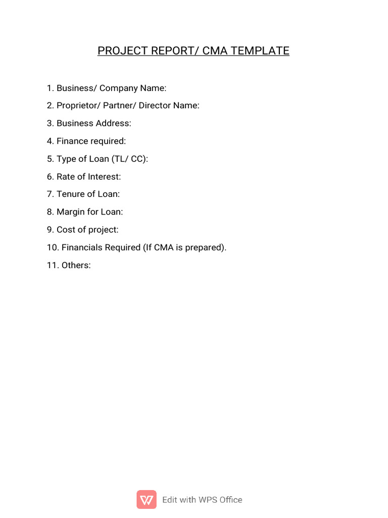 Project Report Template | PDF