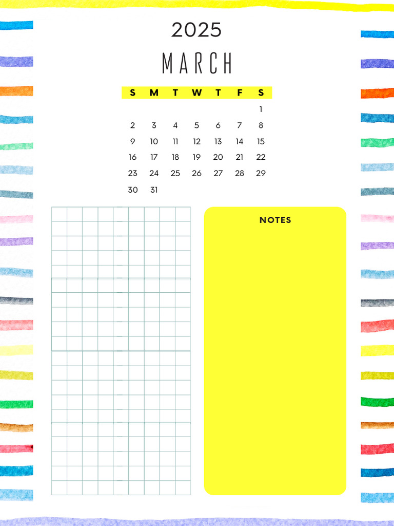 Printable Planner Mar | PDF