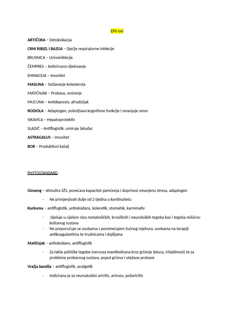 Artičoka Crni Ribizl I Bazga | PDF