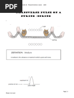 Grade 10 Physical Science - Waves | PDF | Waves | Wavelength